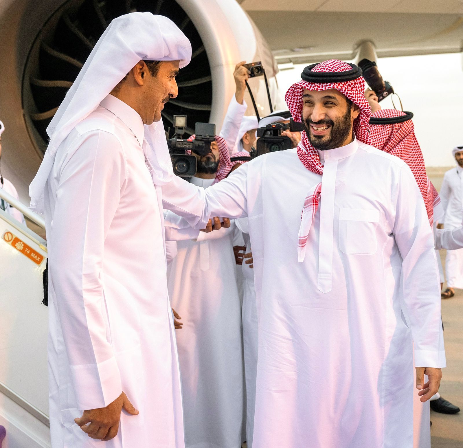 قمه الرياض بين ولى العهد السعودية وأمير قطر تبحث تطورات الأوضاع بغزة